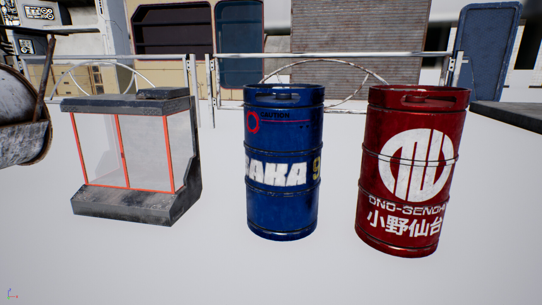 ArtStation - Mini Cyberpunk Props Pack Asset (Game Ready)(Unreal Engine) | Game Assets