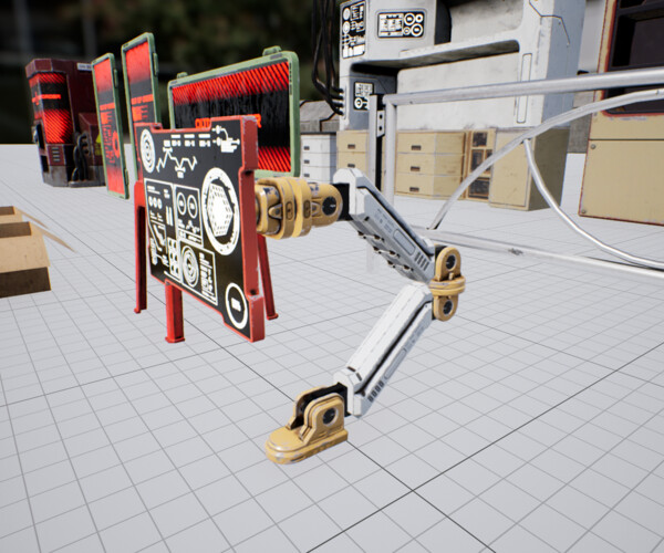 ArtStation - Mini Cyberpunk Props Pack Asset (Game Ready)(Unreal Engine) | Game Assets