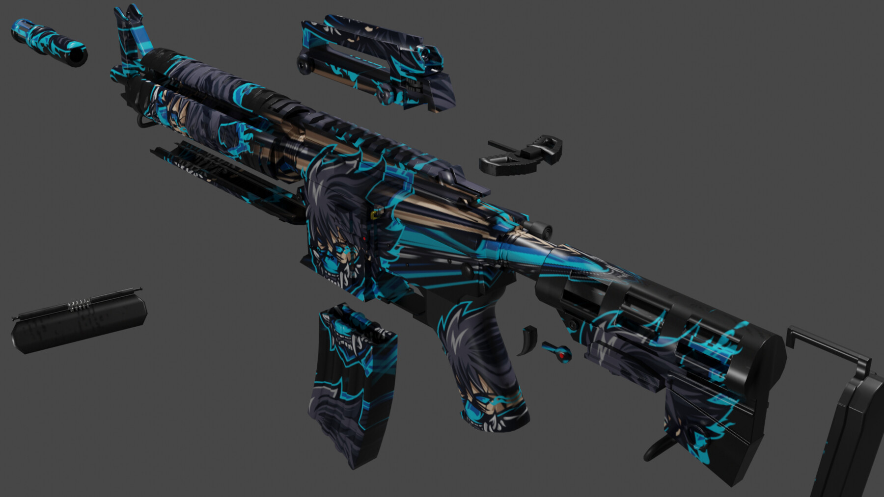 ArtStation - M16 3D Model | Game Assets