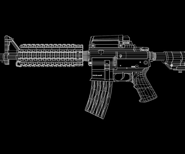 ArtStation - M16A1 | Game Assets