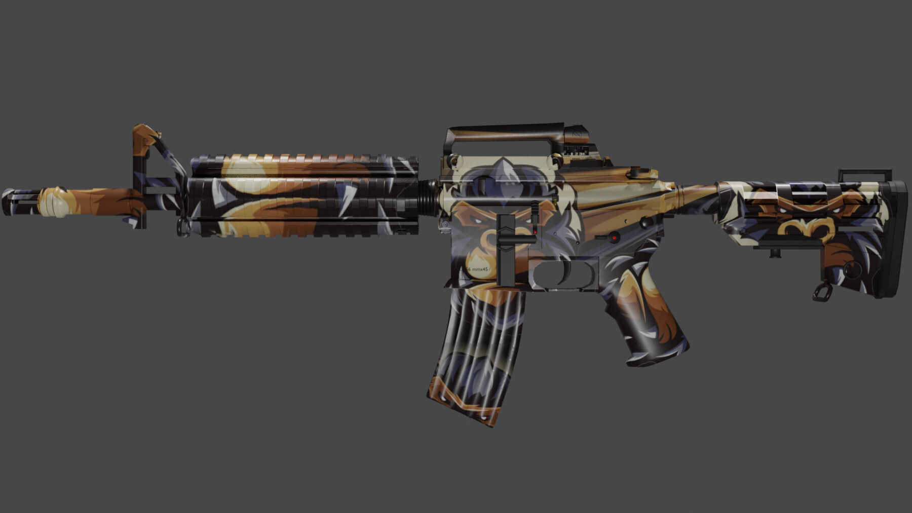 ArtStation - M16 Assault Rifle | Game Assets