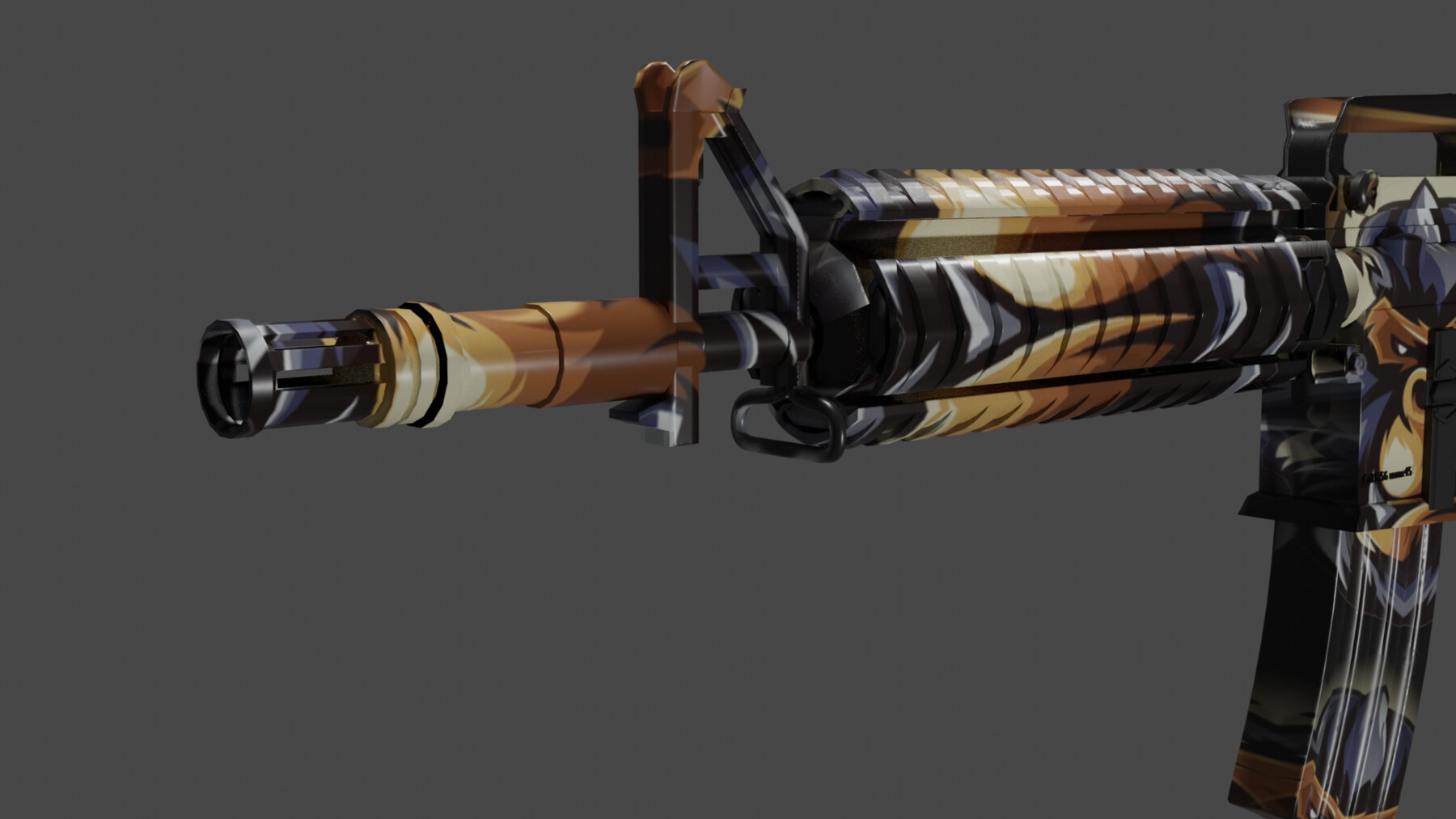 ArtStation - M16 Assault Rifle | Game Assets