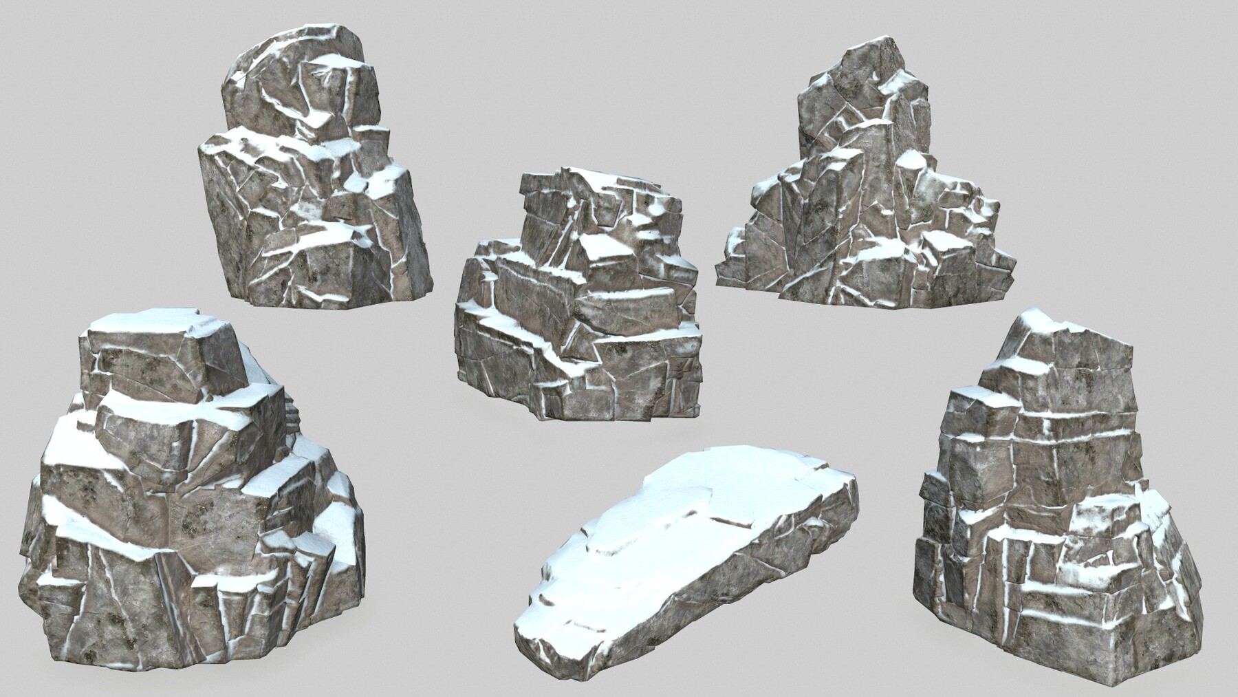 ArtStation - Rock Set | Game Assets