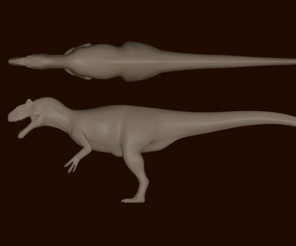 ArtStation - Theropod Base Model | Resources
