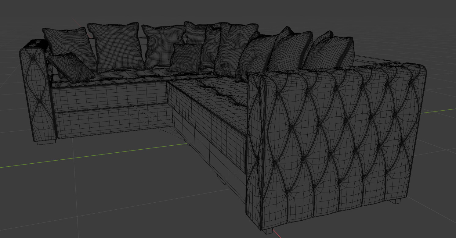 ArtStation - Corner Sofa | Resources