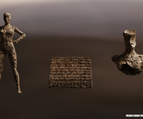 ArtStation - Lost City Kitbash Asset Pack | Game Assets