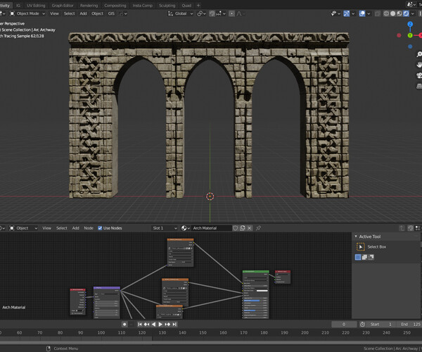ArtStation - Free Stylized Archway Asset | Game Assets