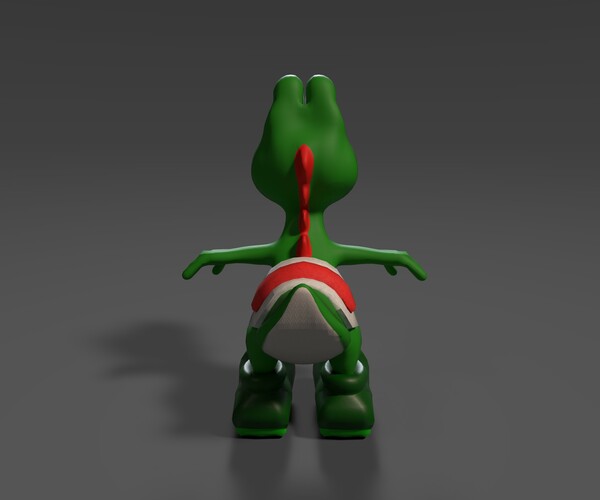 ArtStation - Yoshi (Game Ready Character) | Game Assets