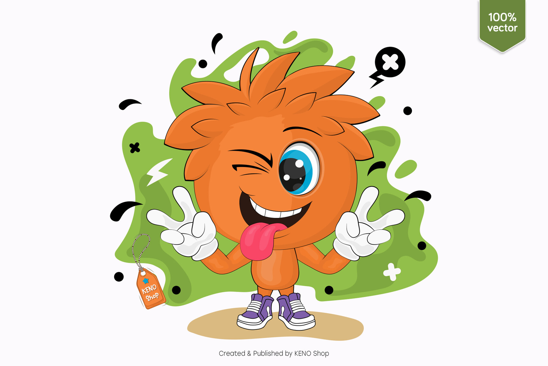 ArtStation - Cartoon winking boy | Artworks