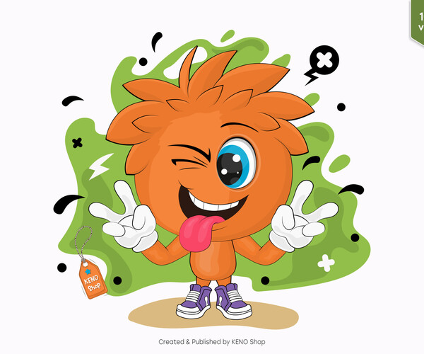 ArtStation - Cartoon winking boy | Artworks