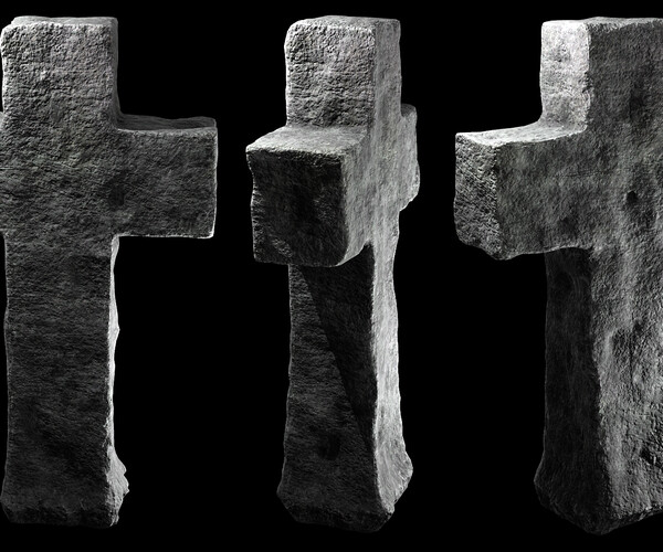 ArtStation - Gravestone Props | Game Assets