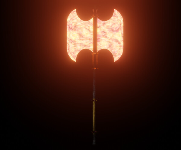ArtStation - Lava Axe 3D model | Resources