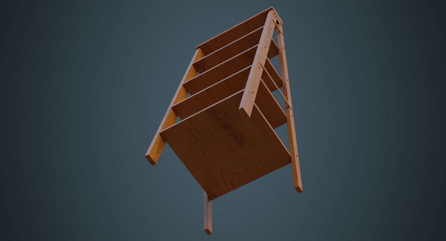 ArtStation - Step Ladder 1A | Game Assets