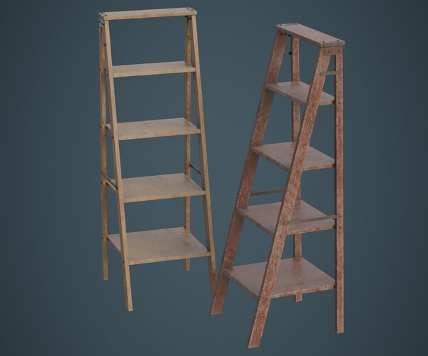 ArtStation - Step Ladder 1B | Game Assets