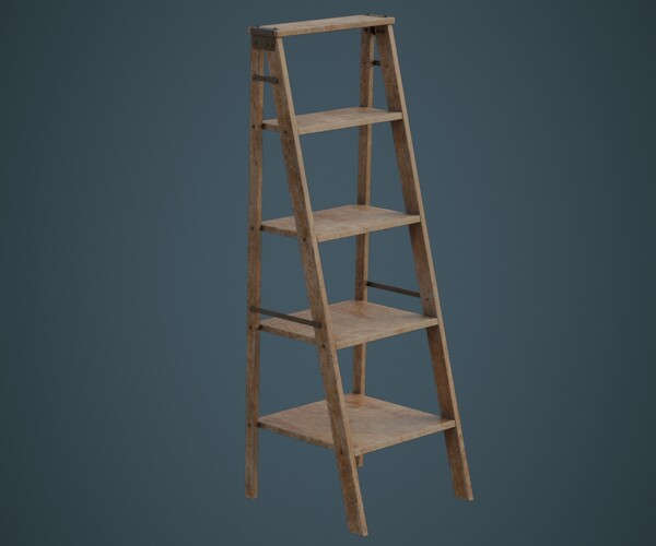 ArtStation - Step Ladder 1B | Game Assets