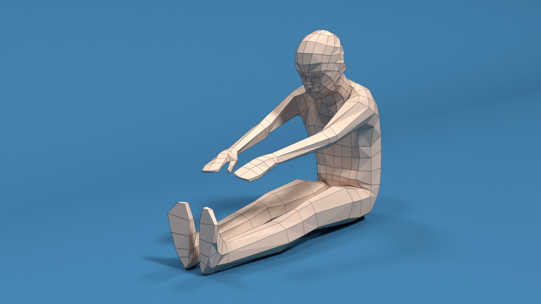 ArtStation - Low Poly Kid Stretching | Game Assets