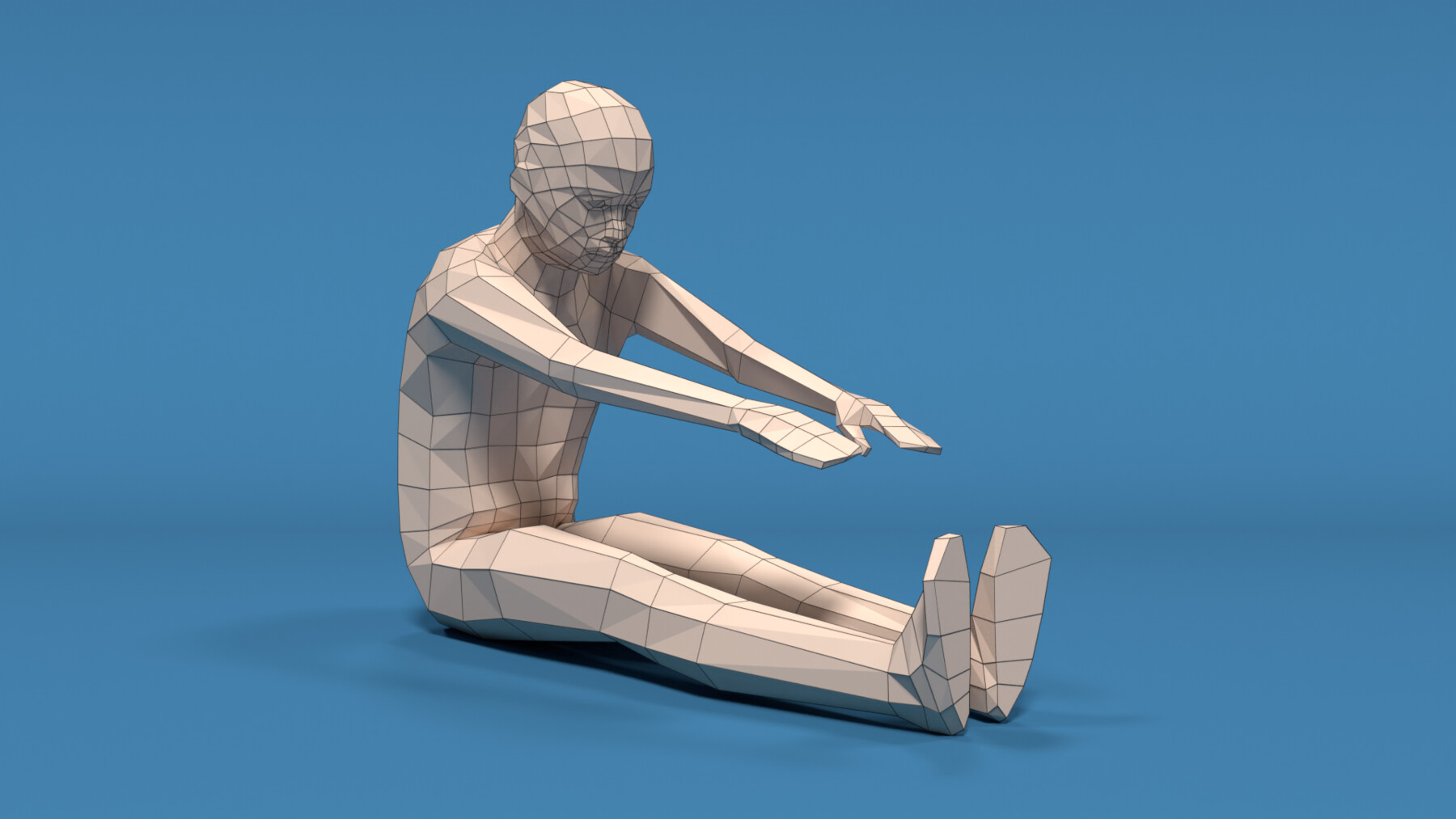 ArtStation - Low Poly Kid Stretching | Game Assets