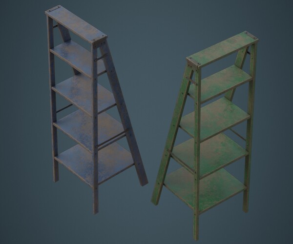 ArtStation - Step Ladder 1C | Game Assets