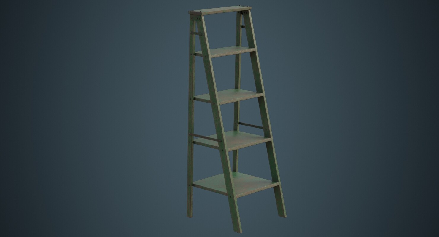 ArtStation - Step Ladder 1C | Game Assets