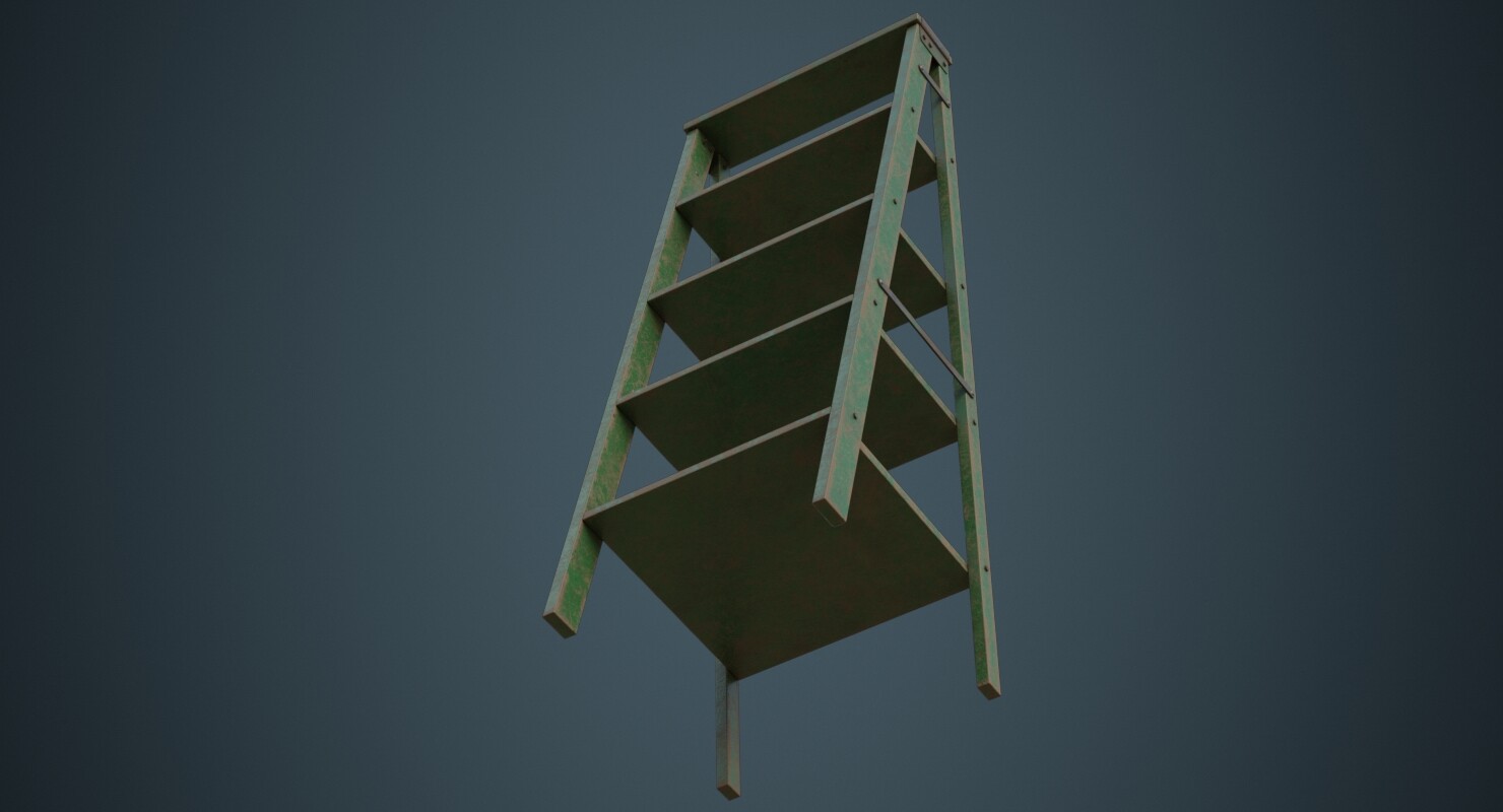 ArtStation - Step Ladder 1C | Game Assets