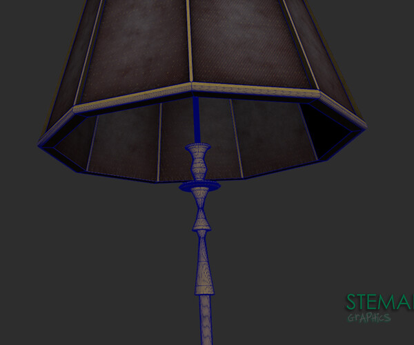 ArtStation - Vintage Lamp 3D Asset | Game Assets