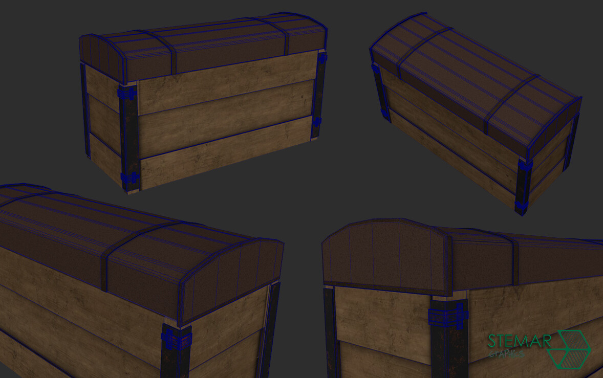 ArtStation - Toy Chest 3D Assets | Game Assets