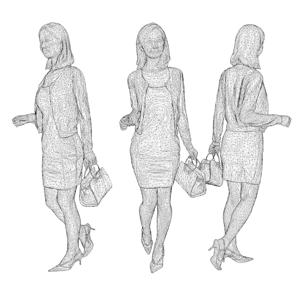 ArtStation - Posed 3D-people 093_Aya | Resources