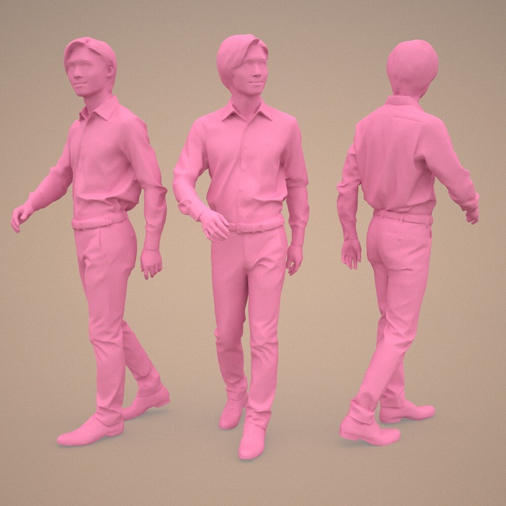 ArtStation - Posed 3D-people 067_Syun | Resources