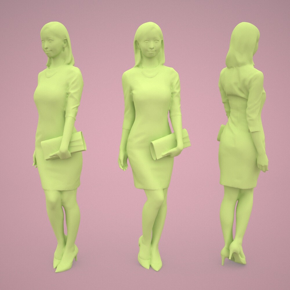 ArtStation - Posed 3D-people 095_Aya | Resources
