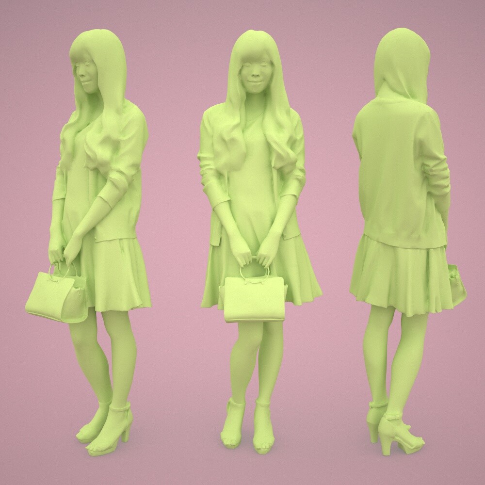 ArtStation - Posed 3D-people 071_Yui | Resources