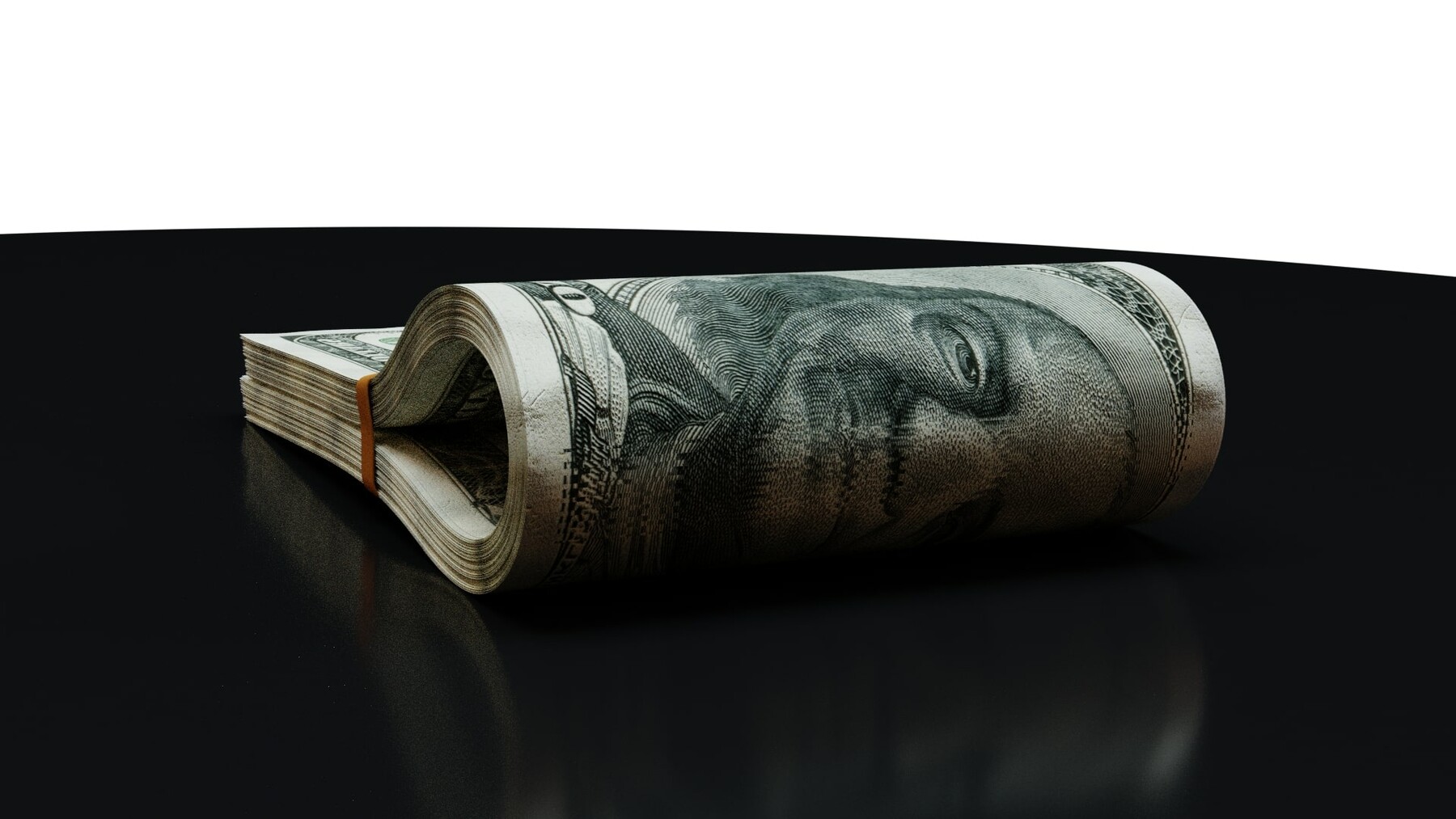 ArtStation - Money Roll - Stack - 100 Dollars - Coins - 3D Model 3D model | Resources