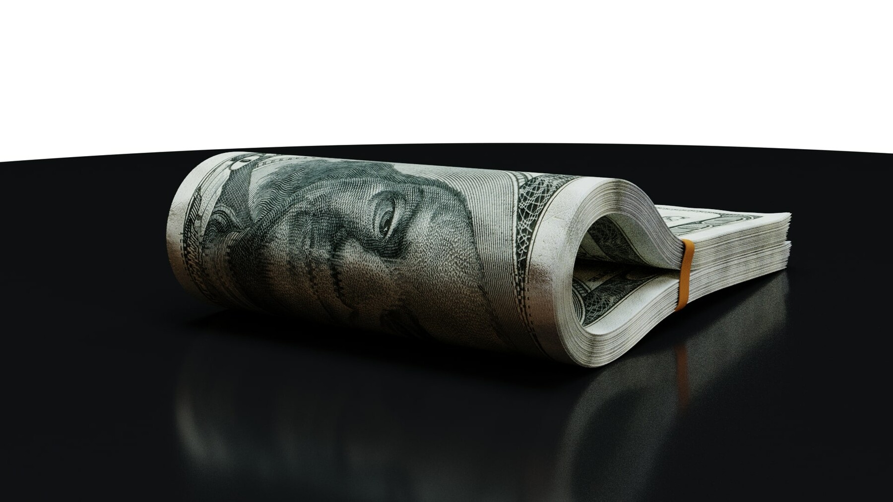 ArtStation - Money Roll - Stack - 100 Dollars - Coins - 3D Model 3D model | Resources