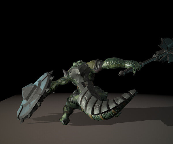 ArtStation - Crocodile guardian | Game Assets