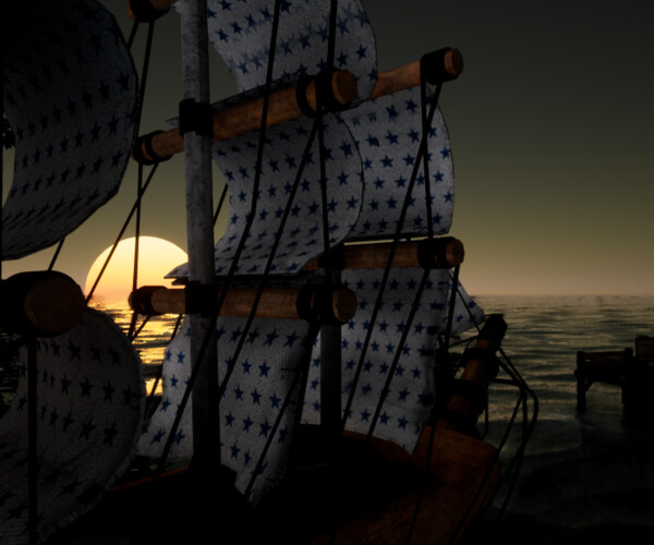 ArtStation - Low-Poly Boat (Game Ready Model) | Game Assets