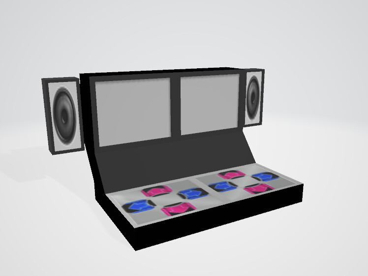 ArtStation - Low Poly Isometric Arcade 3D Model | Game Assets