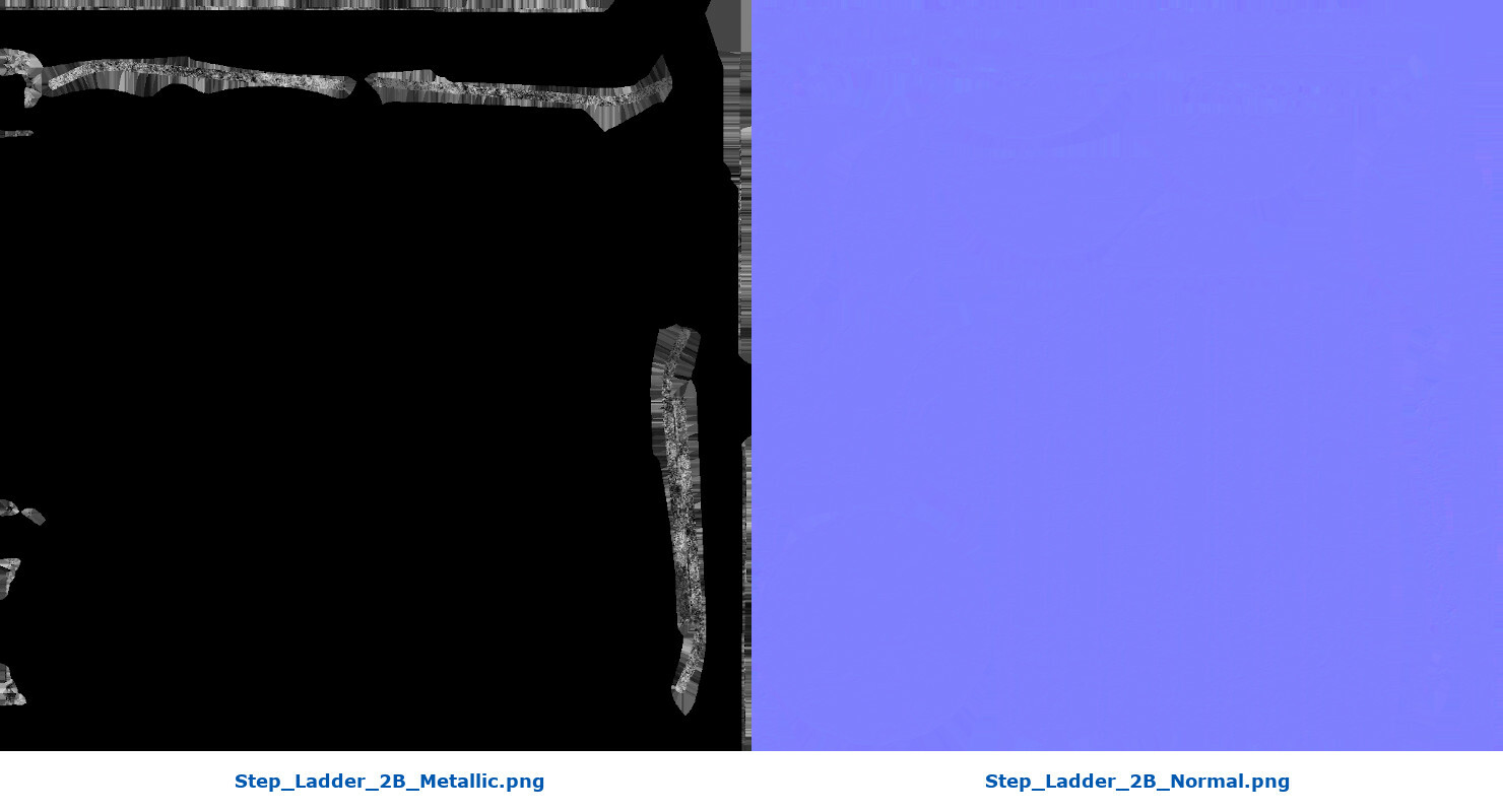 ArtStation - Step Ladder 2B | Game Assets
