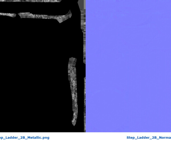 ArtStation - Step Ladder 2B | Game Assets