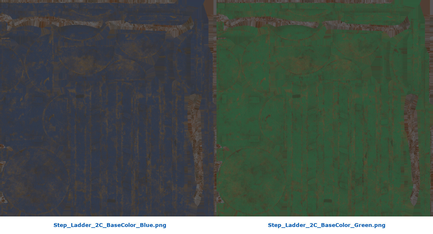 ArtStation - Step Ladder 2C | Game Assets