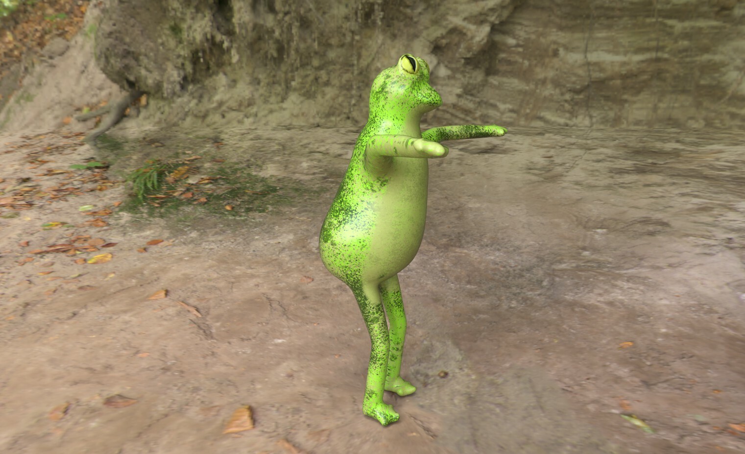 ArtStation - long-legged frog | Game Assets