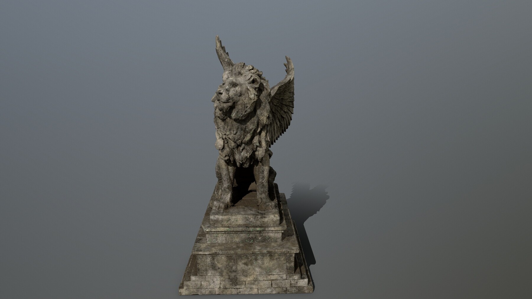 ArtStation - lion statue | Game Assets