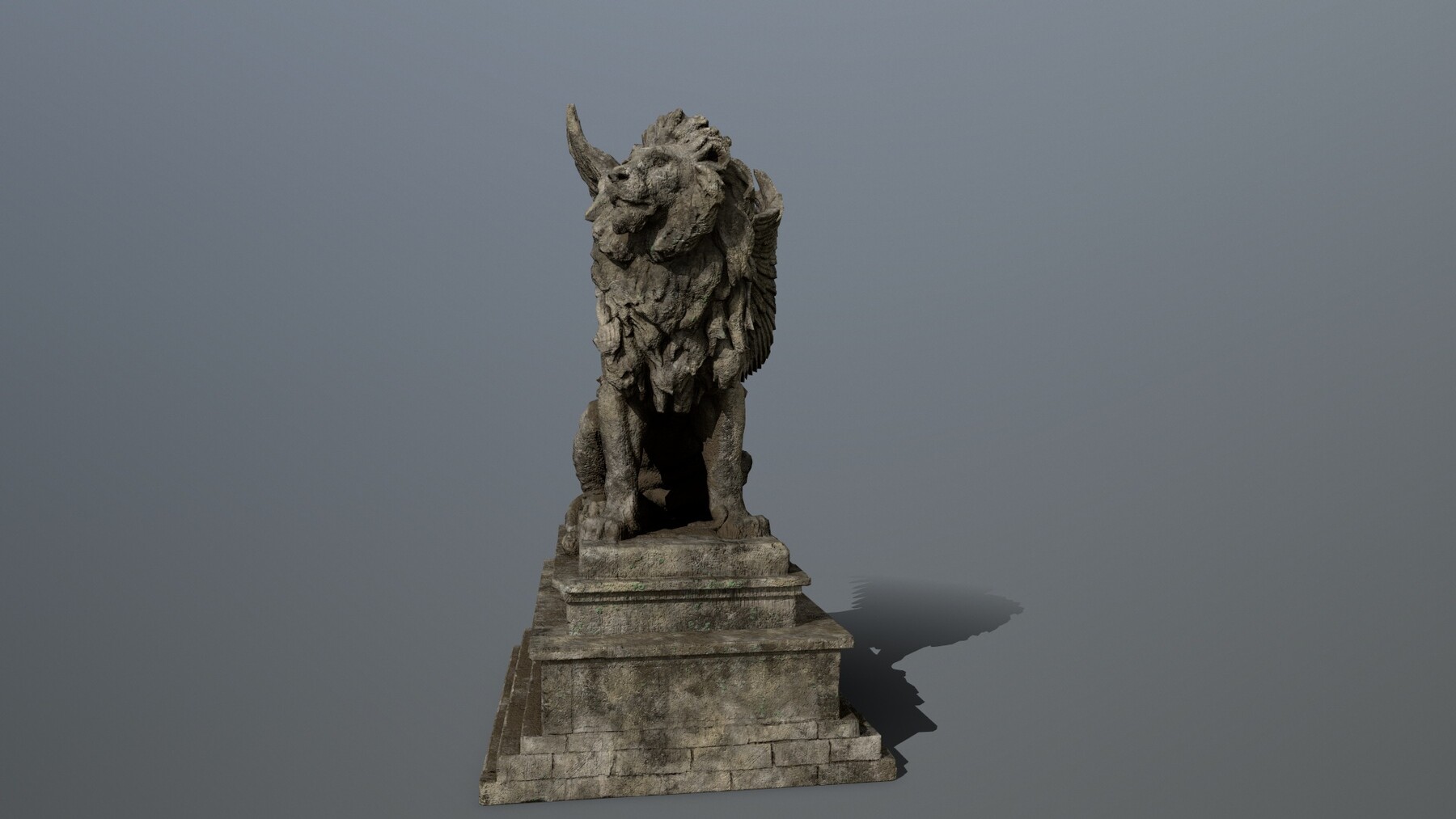 ArtStation - lion statue | Game Assets