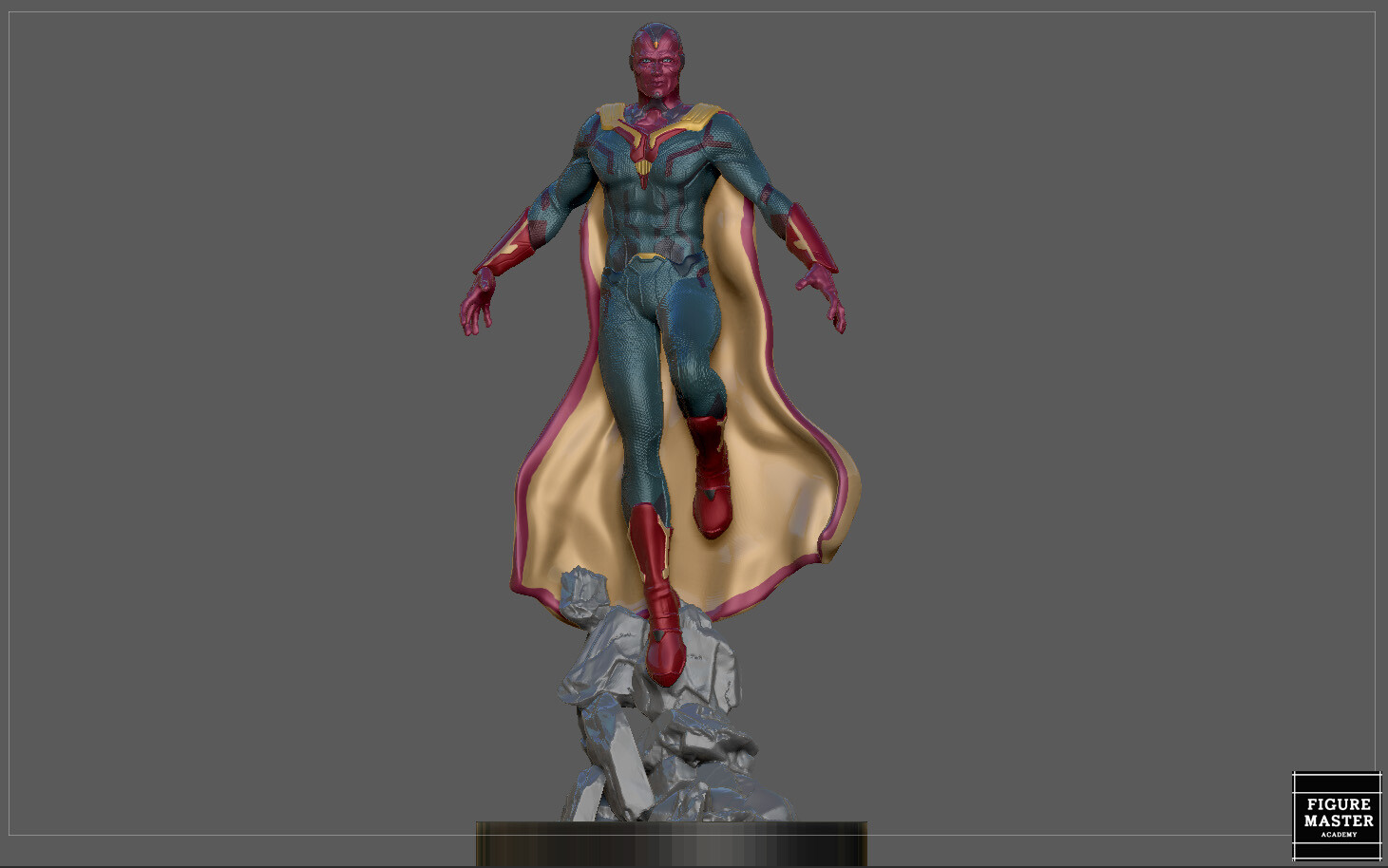 ArtStation - VISION FROM MARVEL MCU DRAMA WANDA VISION CHARACTER ...