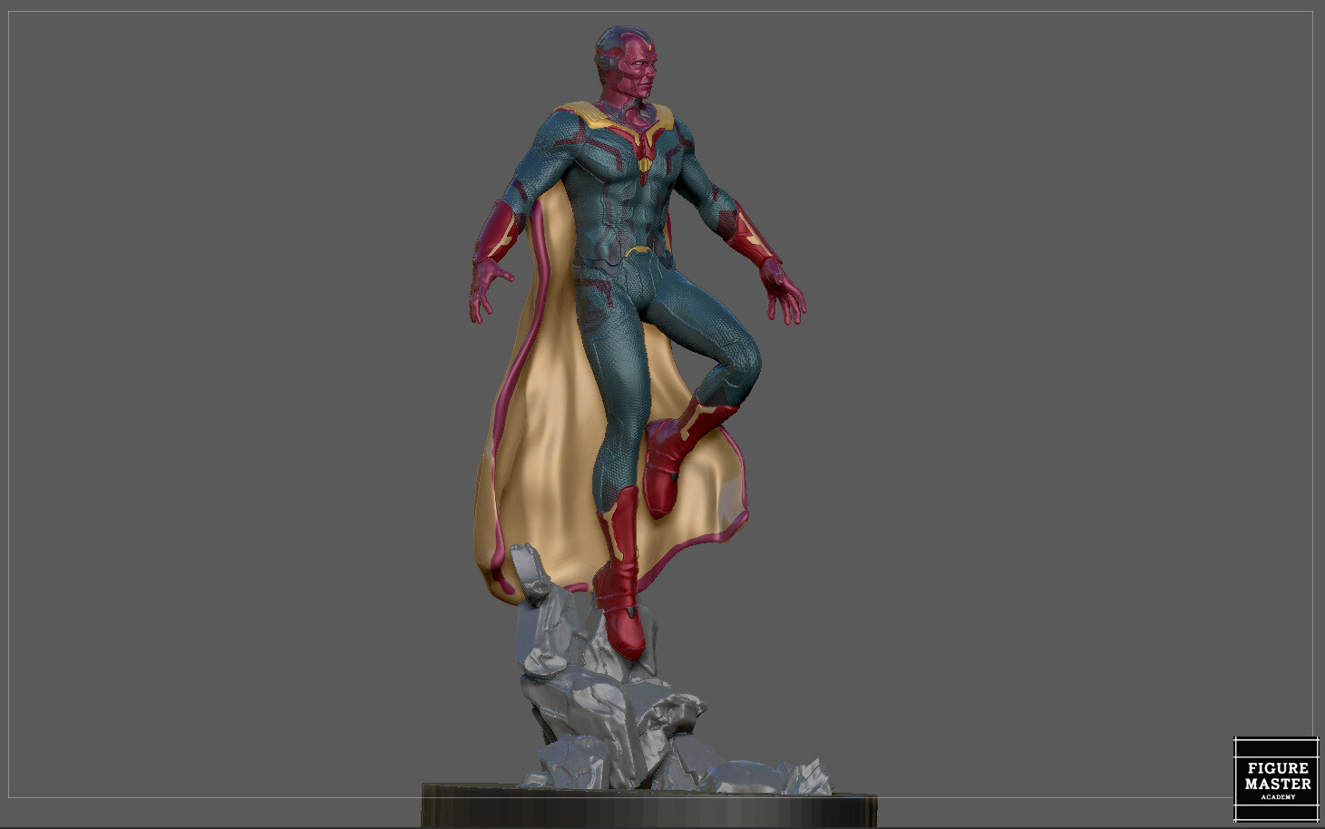 ArtStation - VISION FROM MARVEL MCU DRAMA WANDA VISION CHARACTER ...