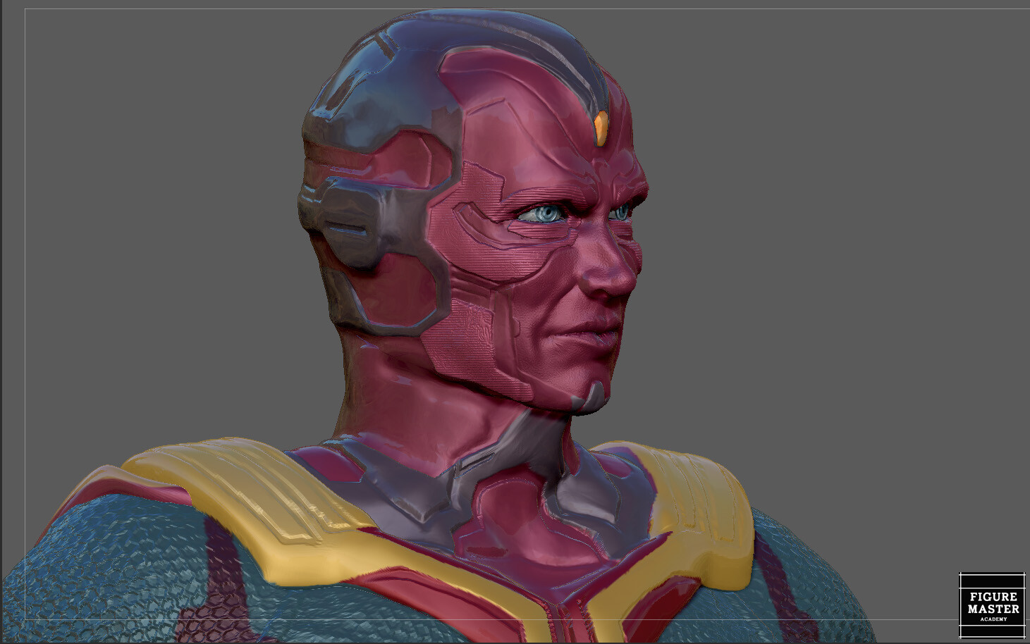 ArtStation - VISION FROM MARVEL MCU DRAMA WANDA VISION CHARACTER ...
