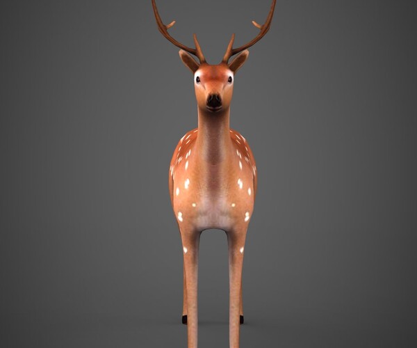 ArtStation - Low poly Deer 3D Model | Resources