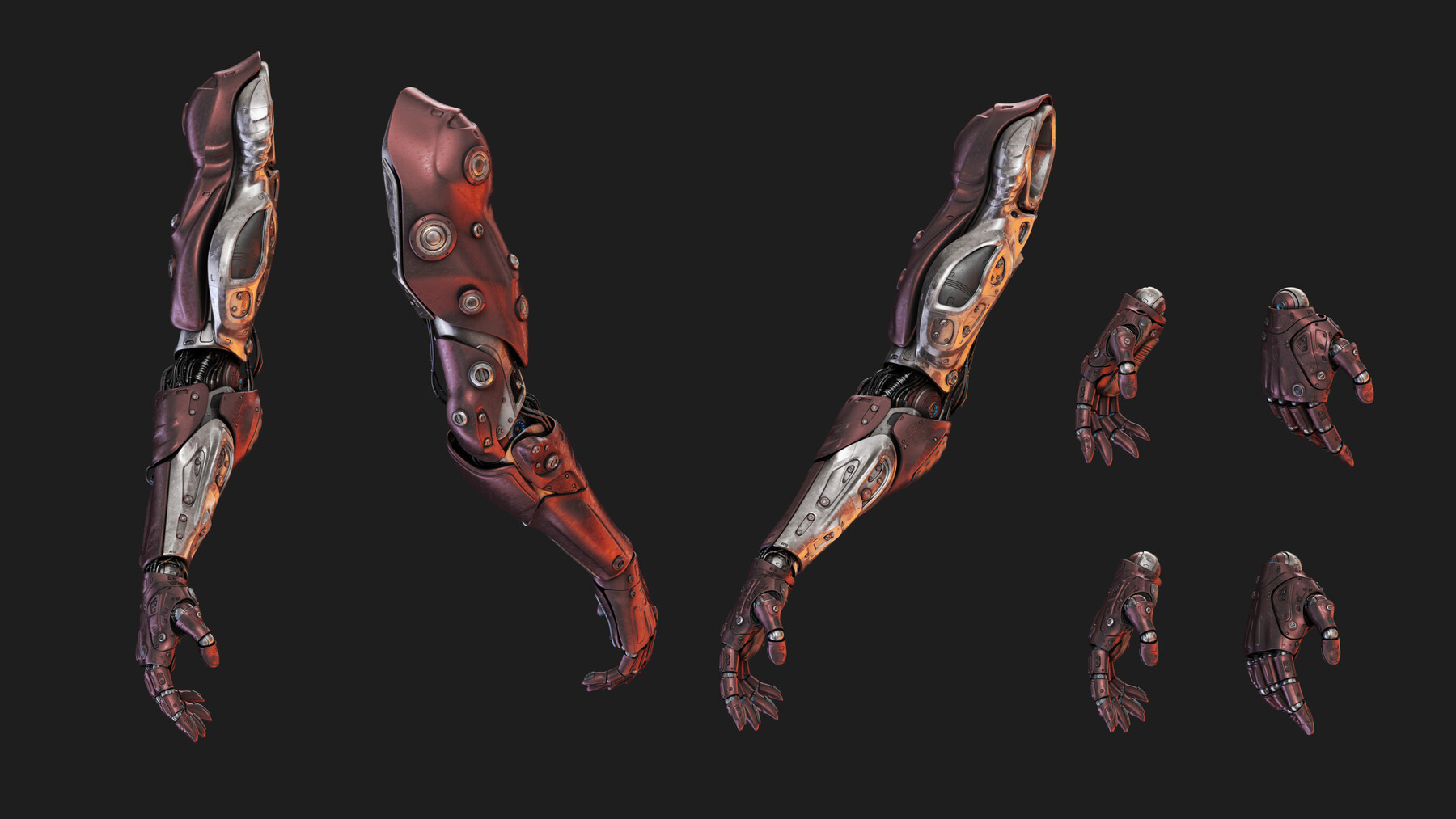 ArtStation - Sci-fi cyber arm images set volume I | Resources