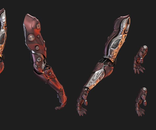 ArtStation - Sci-fi cyber arm images set volume I | Resources