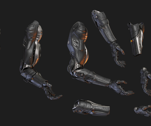 ArtStation - Sci-fi cyber arm images set volume I | Resources