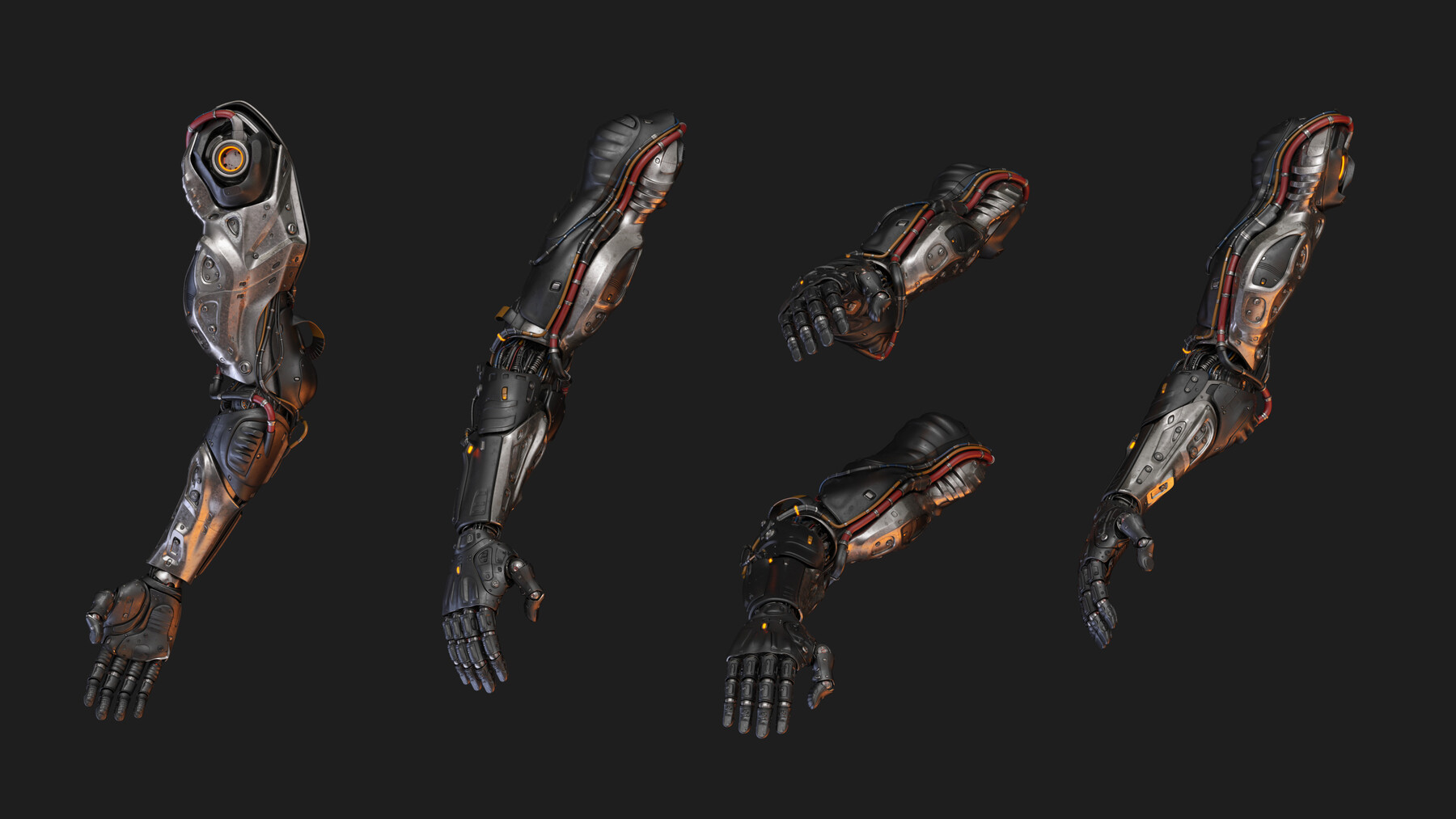 ArtStation - Sci-fi cyber arm images set volume I | Resources