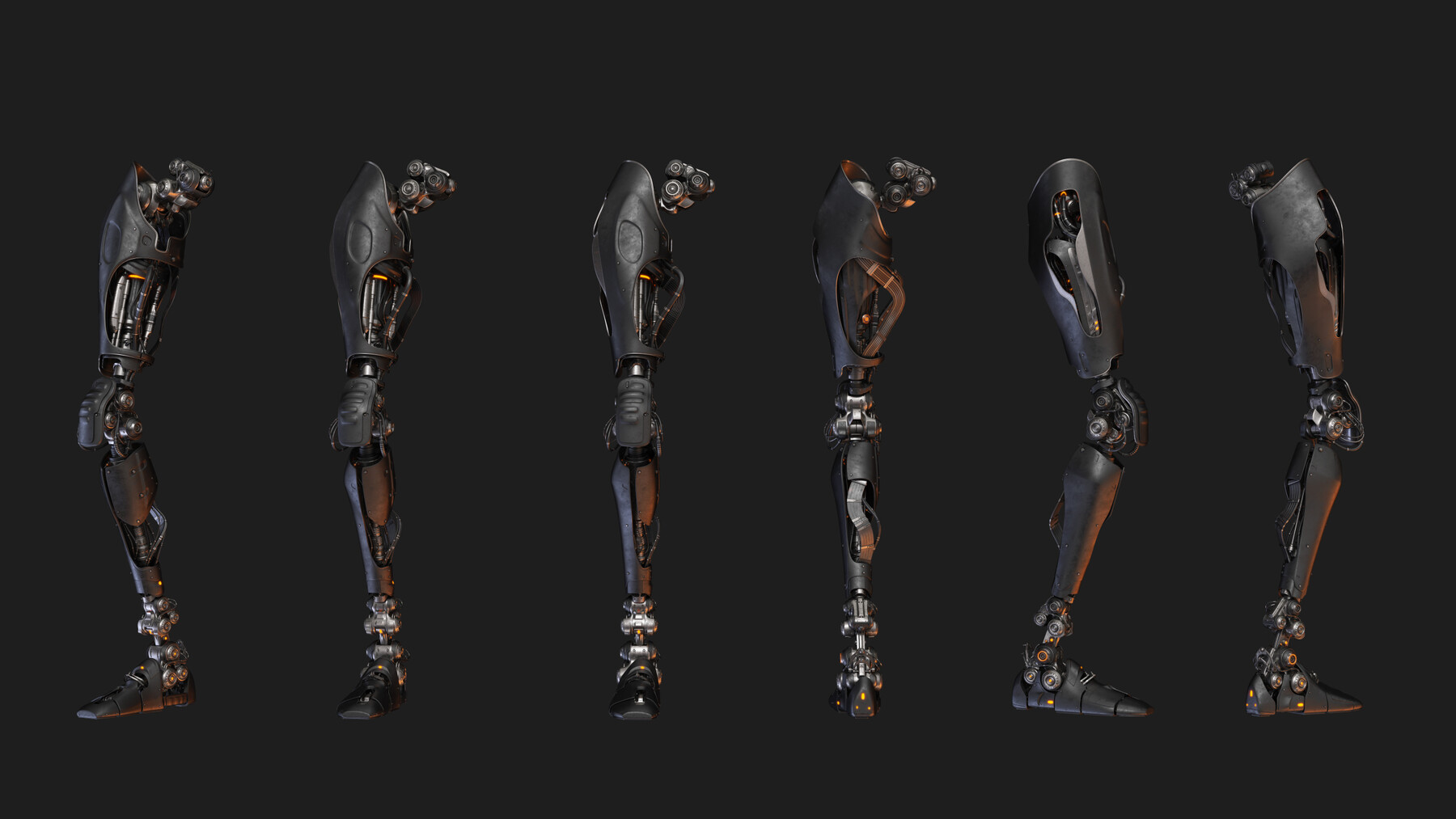 ArtStation - Sci-fi cyber leg images set volume I | Resources